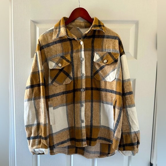 Jackets & Coats | Fall Casual Plaid Shacket | Poshmark